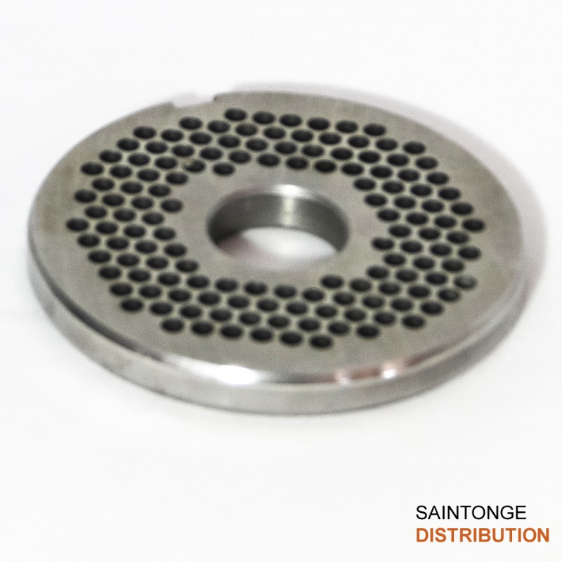 Grille inox N°4,5 pour hachoir B98 - Saintonge Distribution